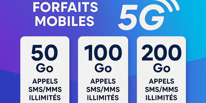 Forfait 5G : TOP 5 des meilleures offres du moment (comparatif)