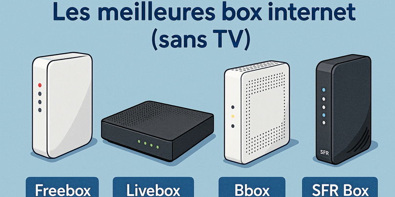 Box Internet sans TV : les meilleures offres avec Internet seul (2025)